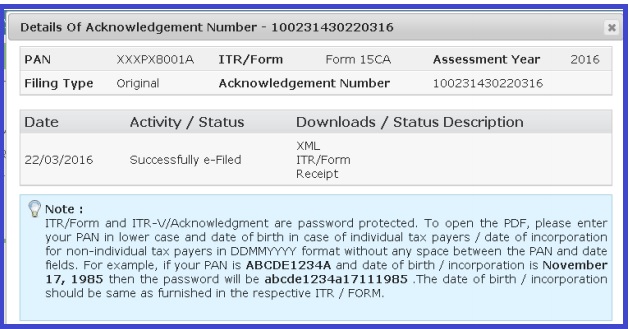 Procedure for filing Online Form 15CA-CB applicable from 01042016