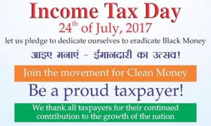 ITD celebrates 157th Income Tax Day on 24th July 2017