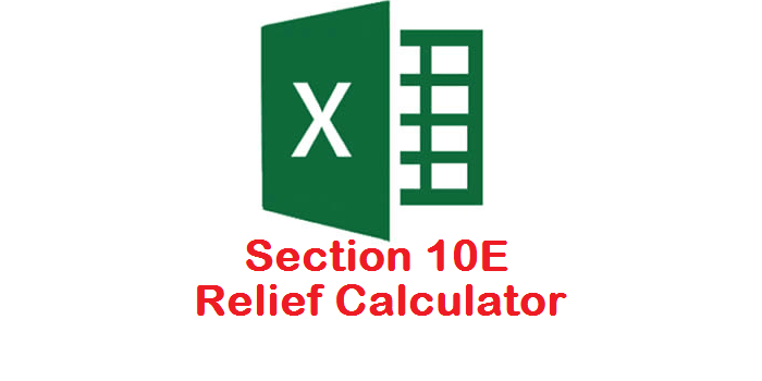 Excel Form 10E-Salary Arrears Relief calculator AY 2018-19