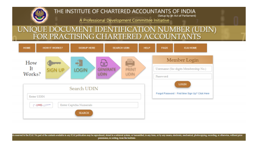 ICAI introduces UDIN to be generated for documents-certificates issued ...