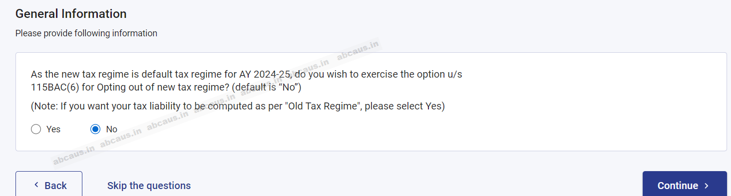 How to opt out of New Tax Regime to stay with old tax regime-procedure
